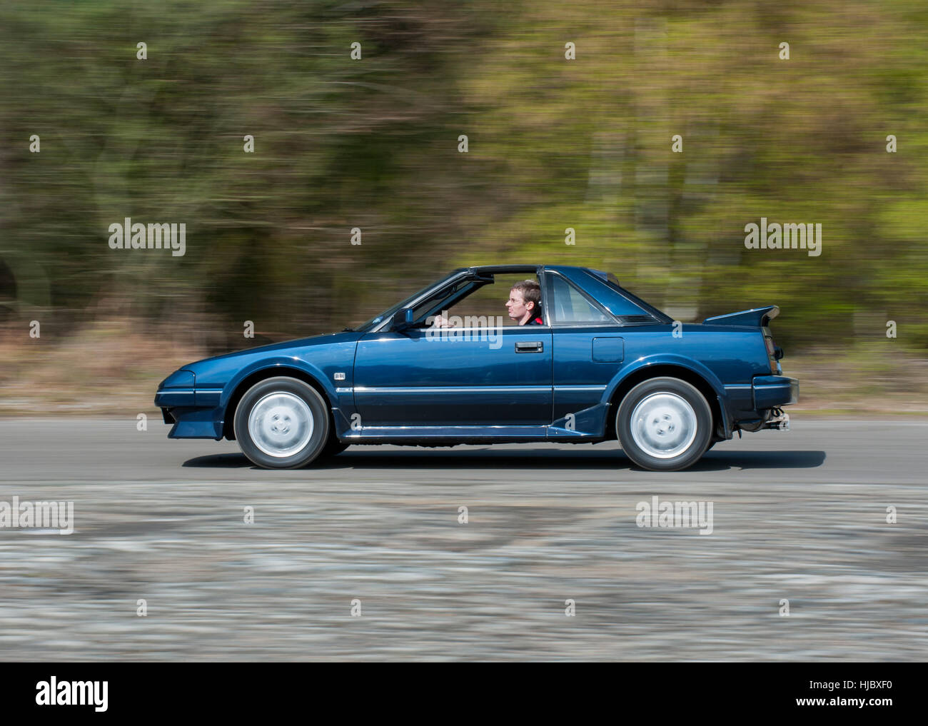 1989 Mk1 Toyota MR2 mid engine T top sports car Stock Photo - Alamy