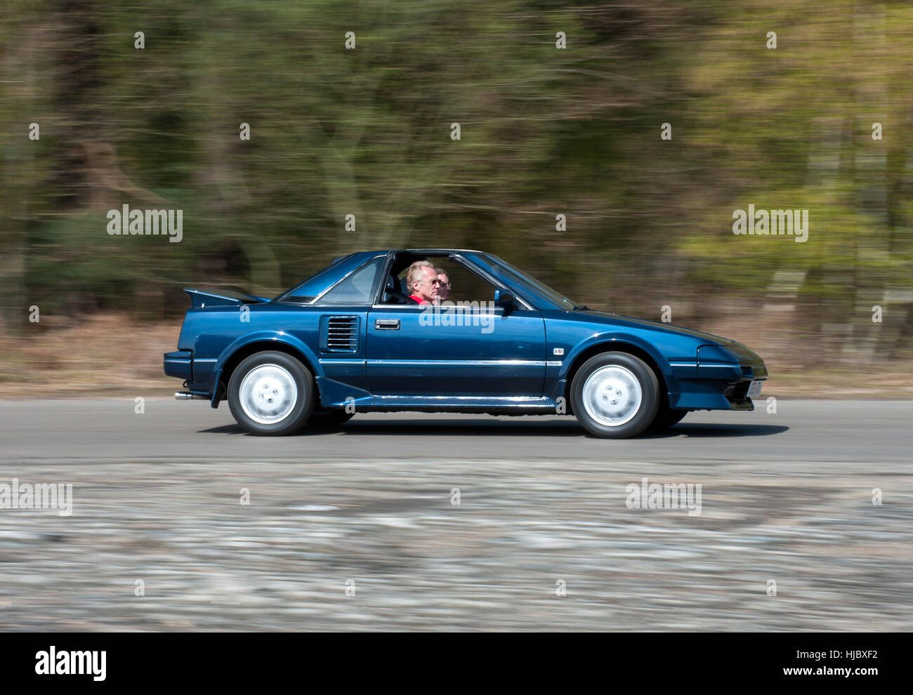 1989 Mk1 Toyota MR2 mid engine T top sports car Stock Photo - Alamy