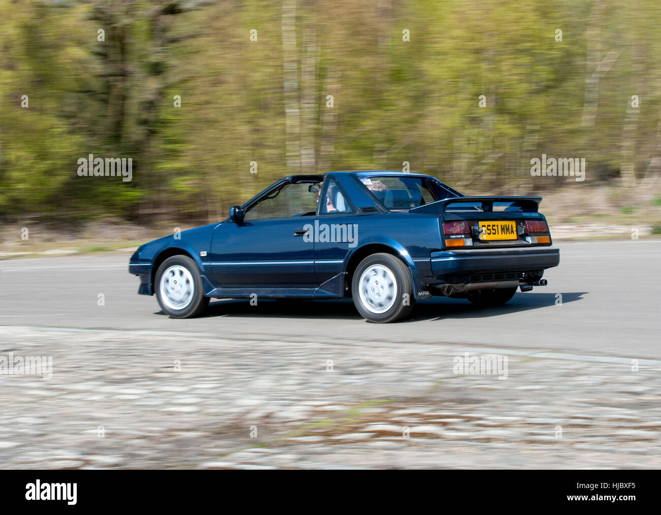 1989 Mk1 Toyota MR2 mid engine T top sports car Stock Photo - Alamy