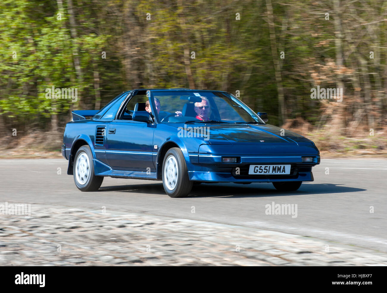 1989 Mk1 Toyota MR2 mid engine T top sports car Stock Photo - Alamy