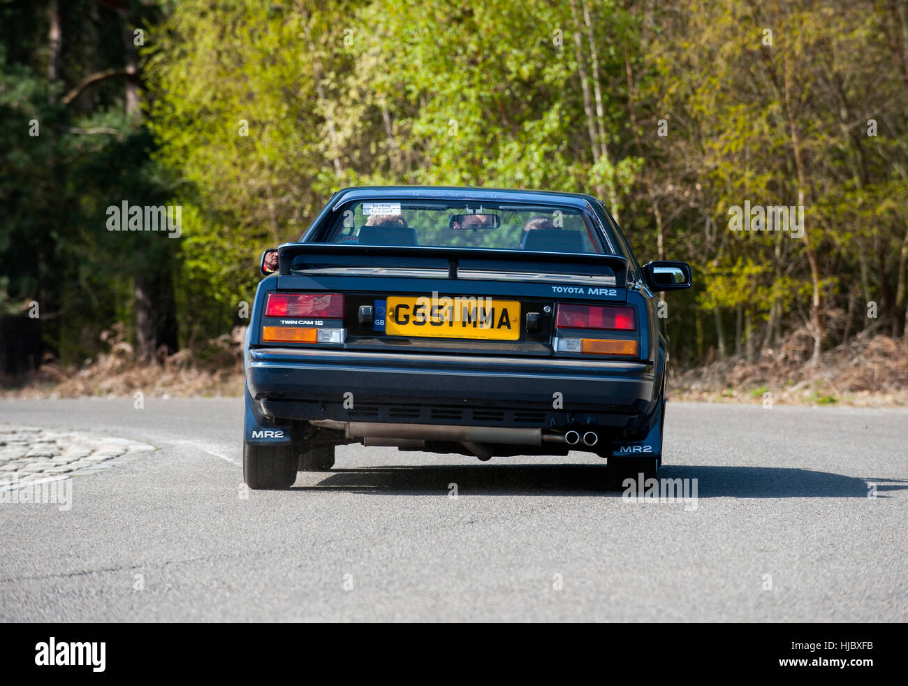 1989 Mk1 Toyota MR2 mid engine T top sports car Stock Photo - Alamy