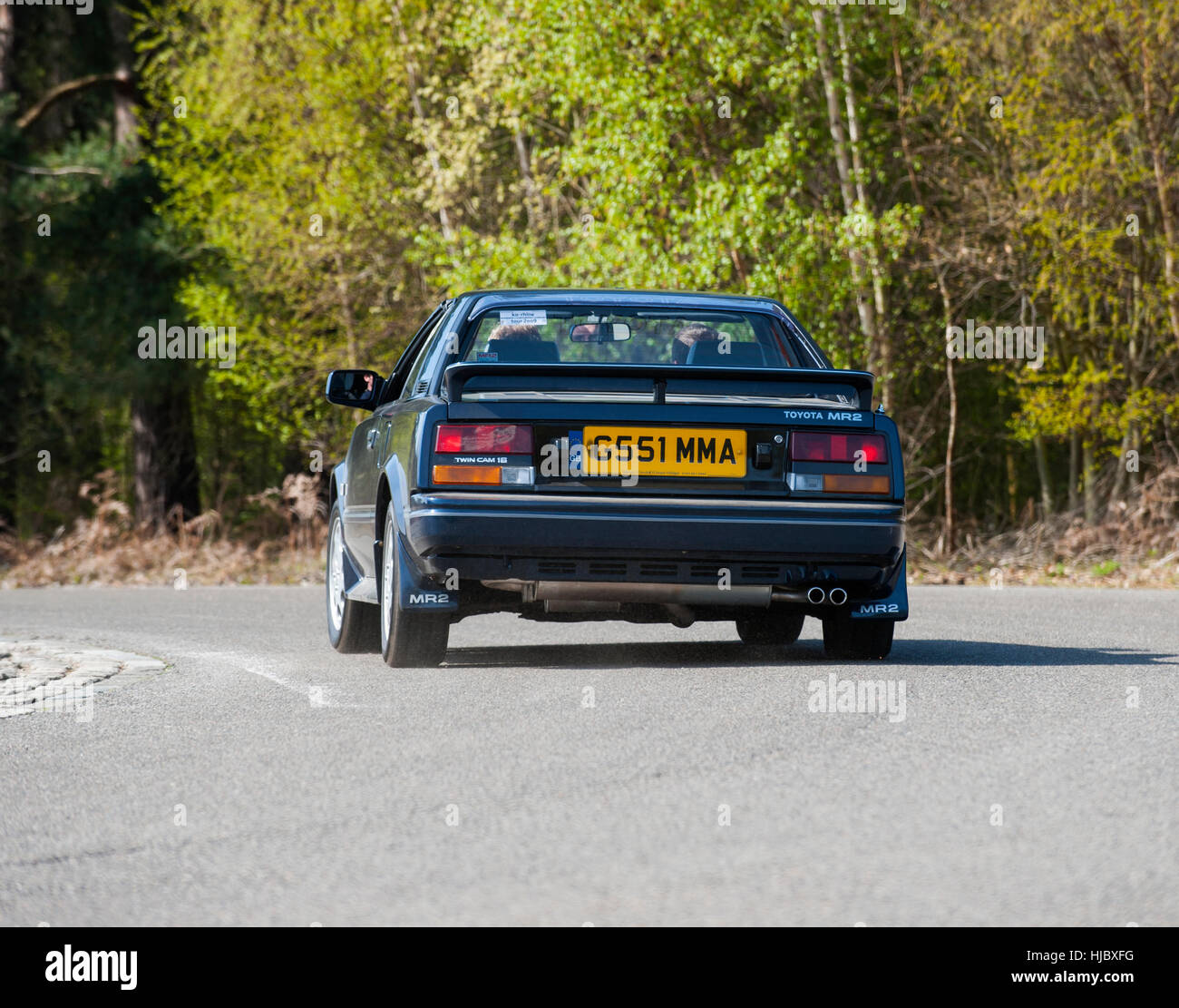 1989 Mk1 Toyota MR2 mid engine T top sports car Stock Photo - Alamy