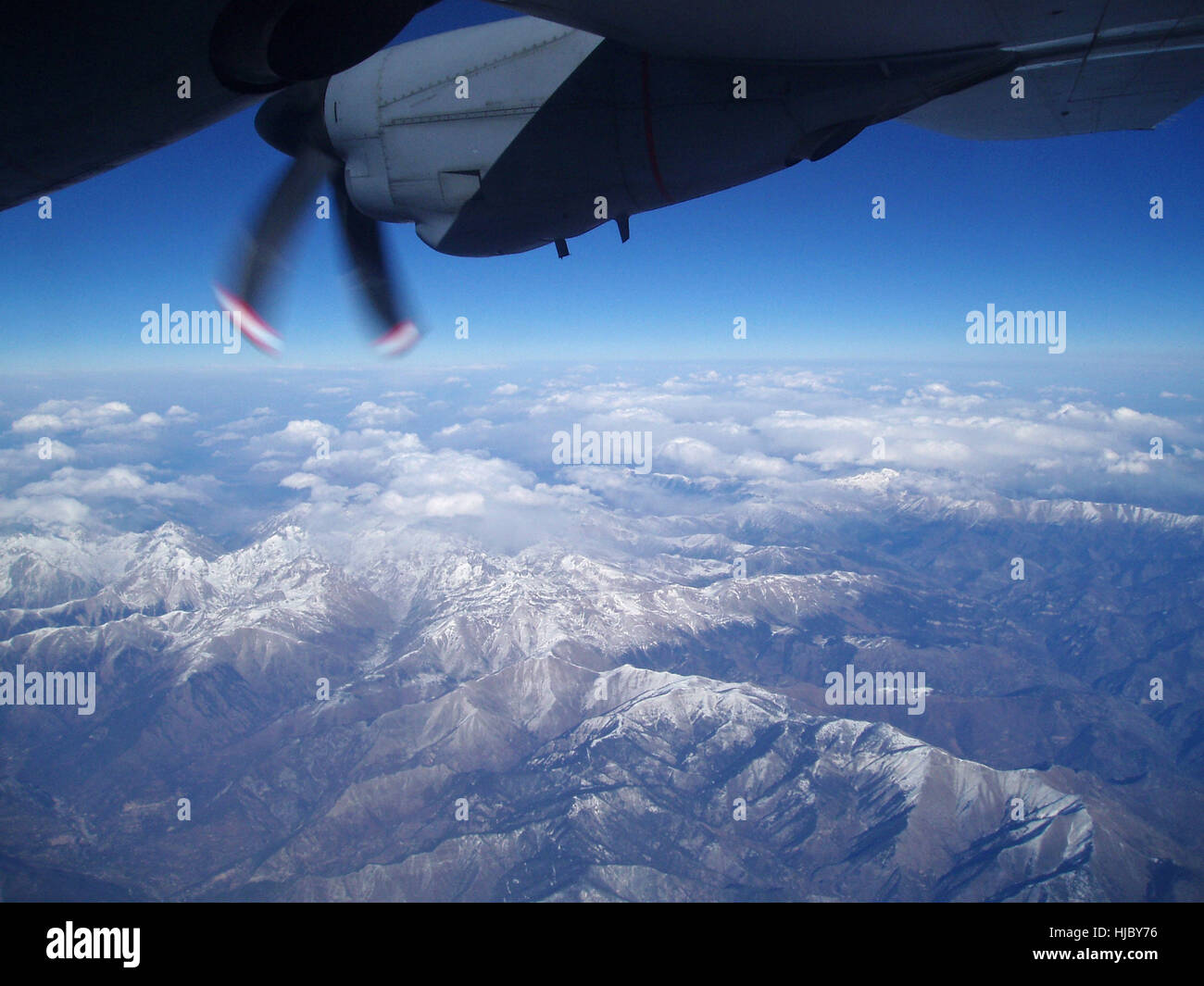 The Alps from the Air Stock Photo - Alamy