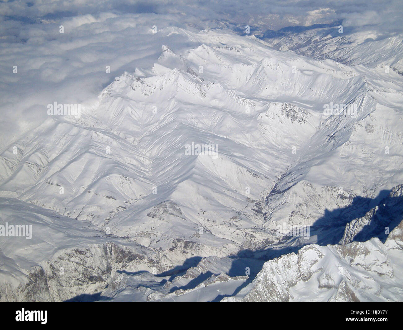 The Alps from the Air Stock Photo - Alamy