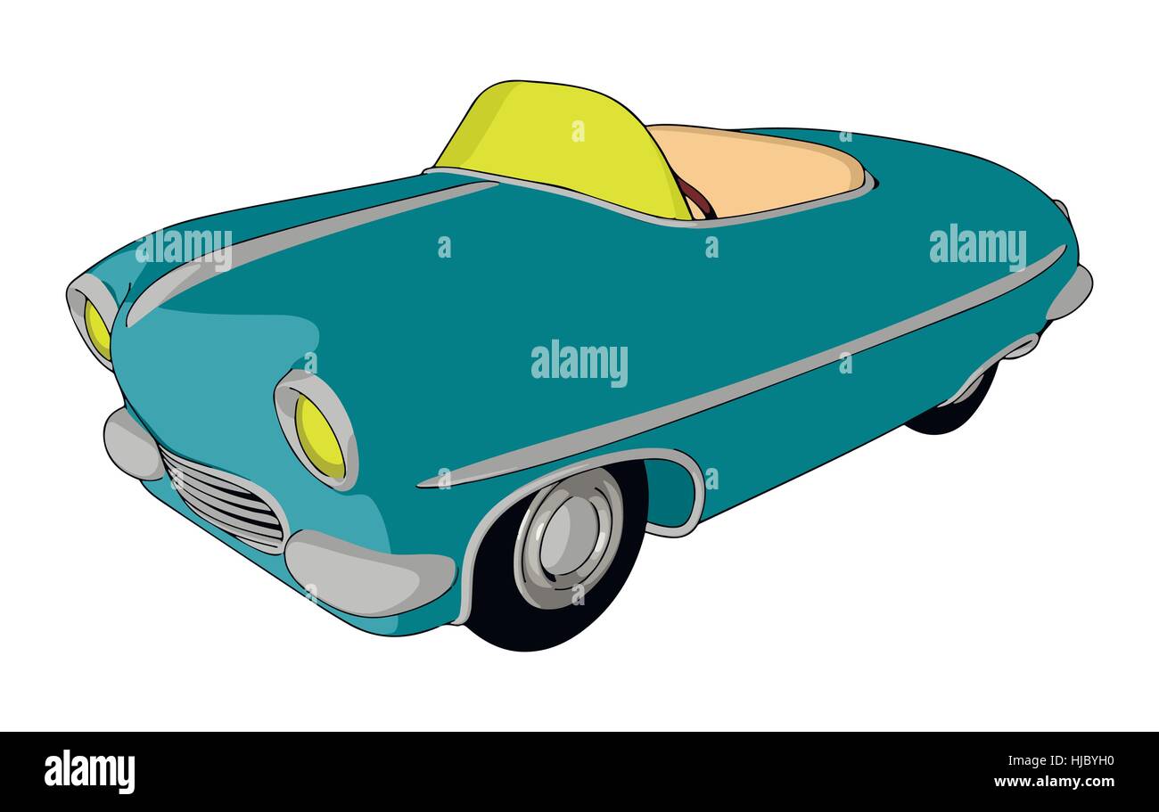 Sports car isolated on Stock Vector Images - Alamy