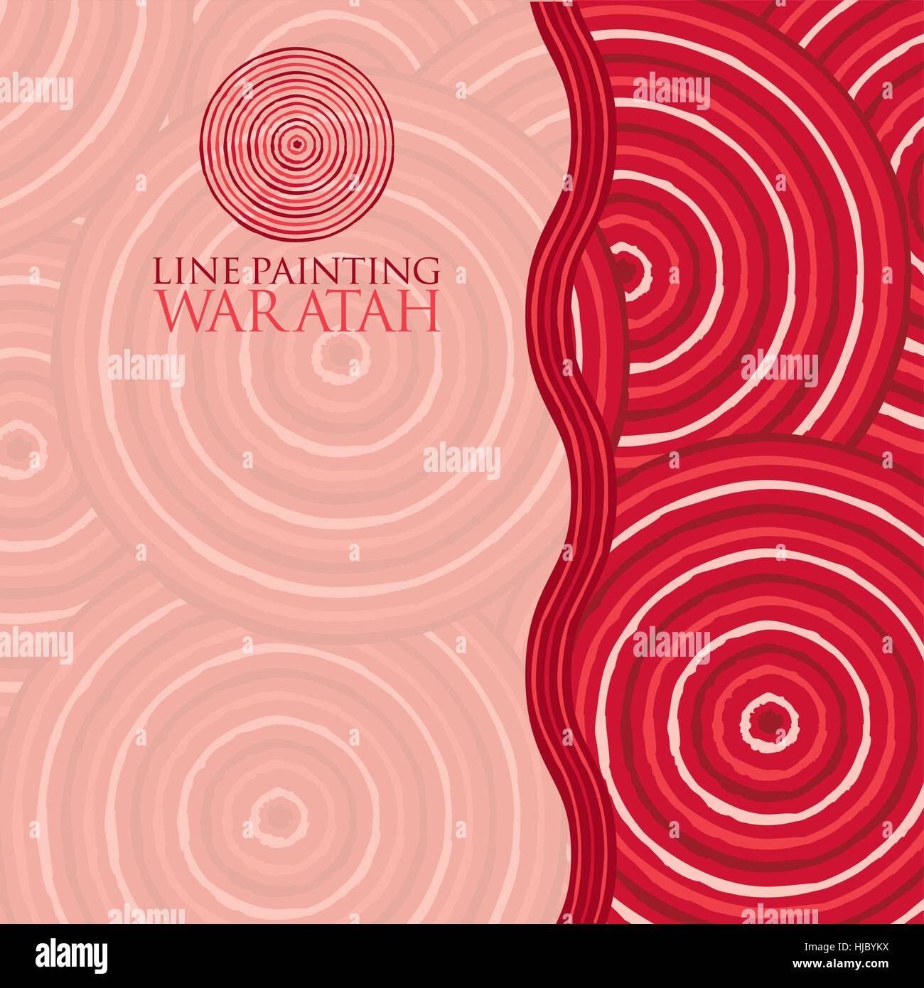 Line painting invite/ greeting card in vector format Stock Vector Image ...