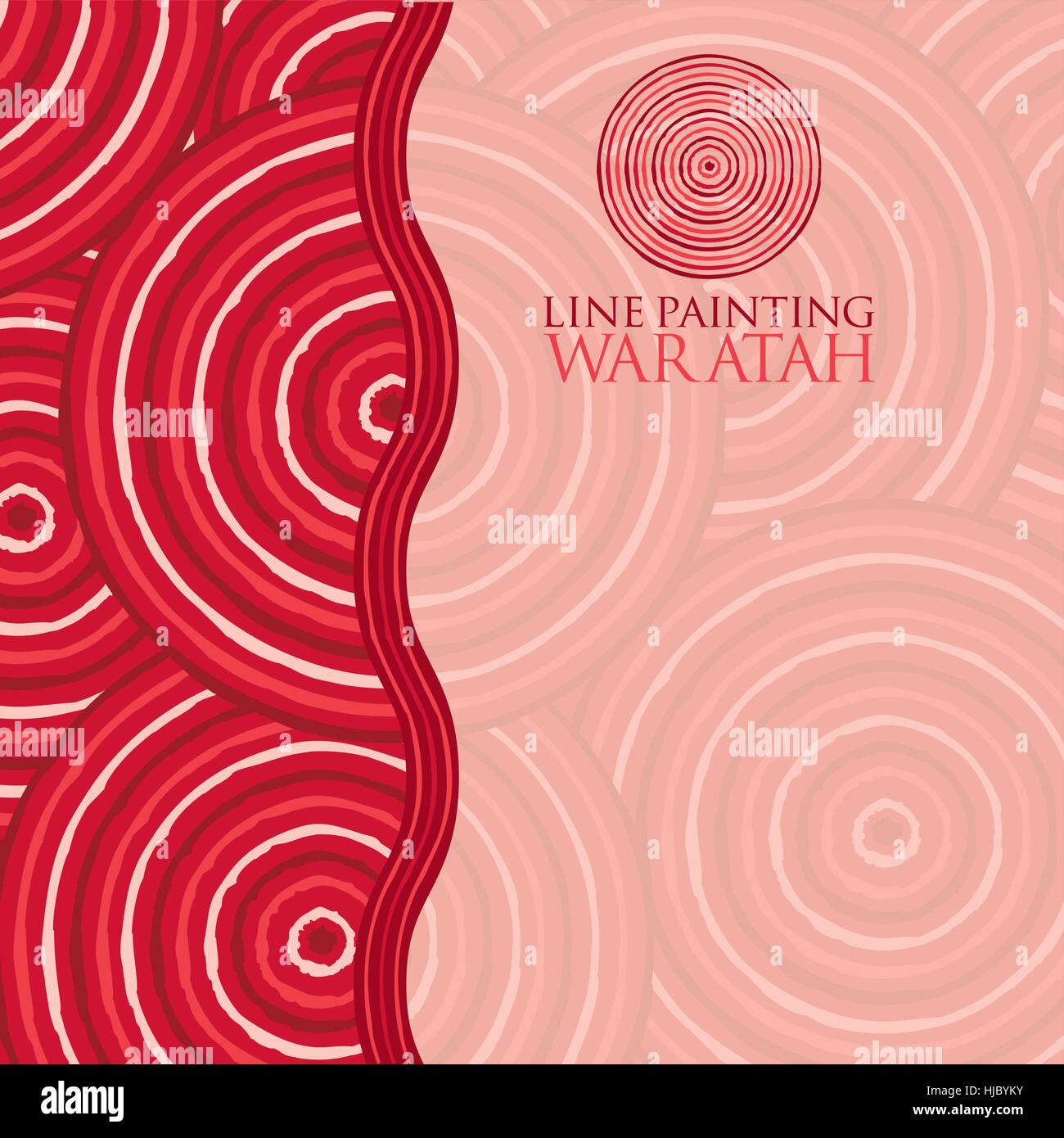 Line painting invite/ greeting card in vector format Stock Vector Image ...