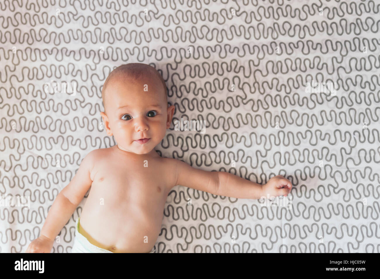 Beautiful expressive baby Stock Photo - Alamy