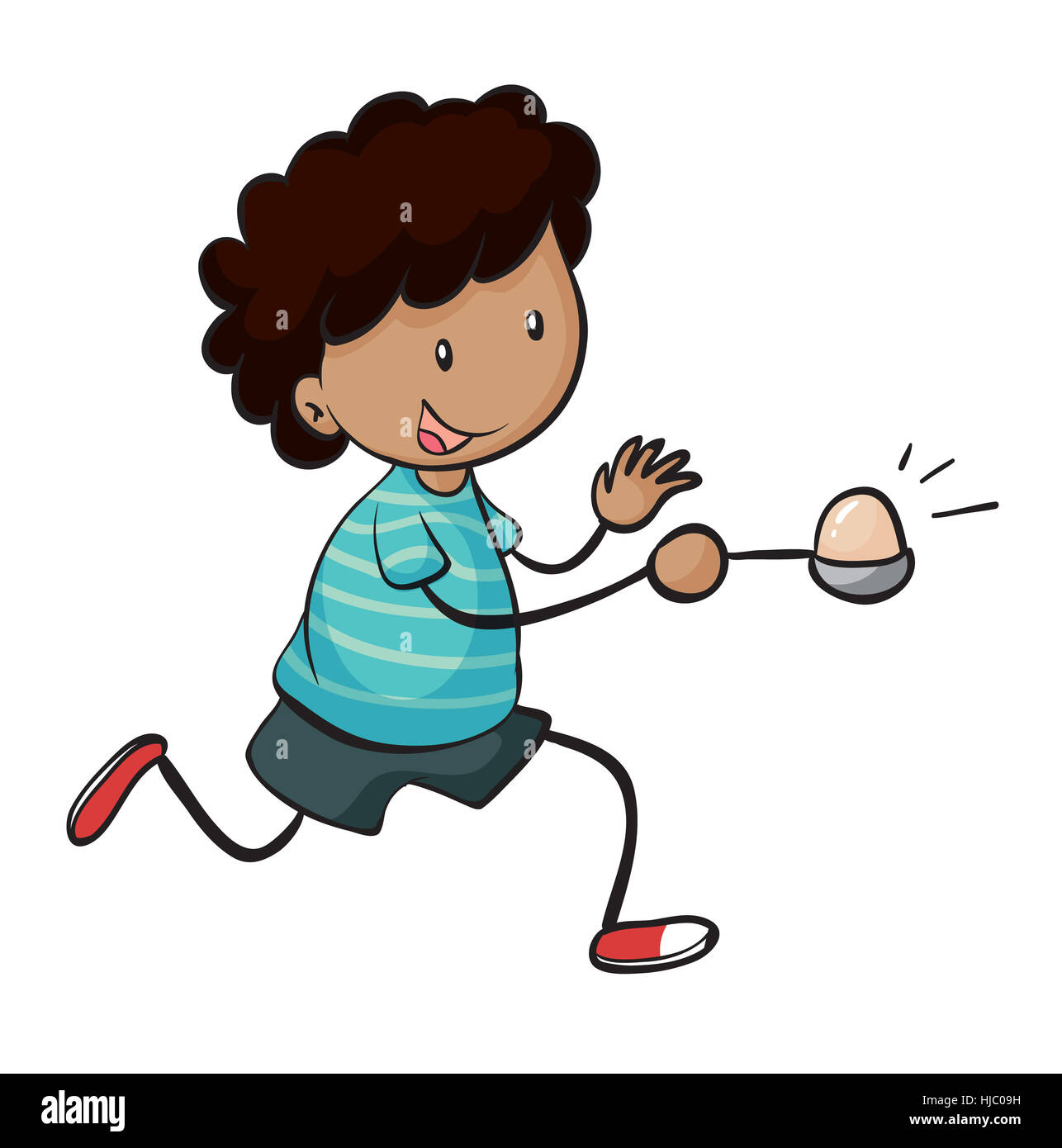 Egg and spoon race Cut Out Stock Images & Pictures - Alamy