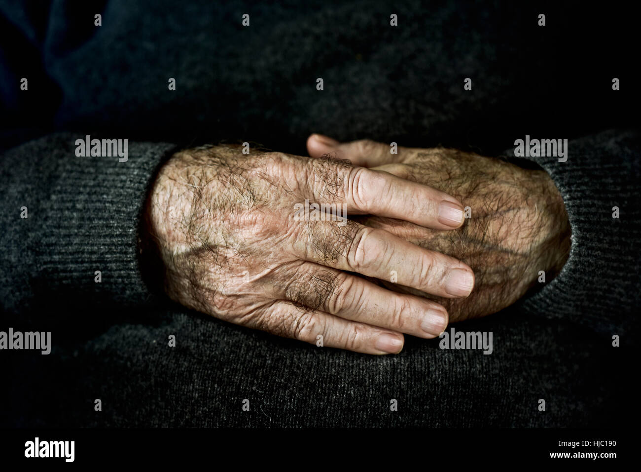 Wrinkled old man hi-res stock photography and images - Alamy