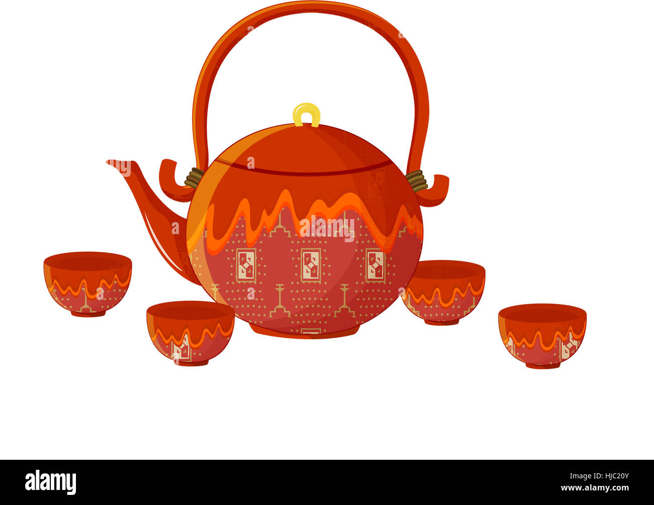 cup, house, building, tea, leaf, drink, drinking, bibs, art, isolated ...