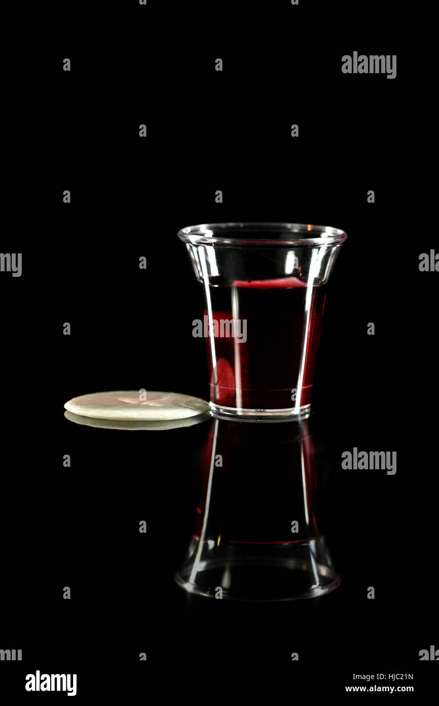 Communion wafer sacrament table hi-res stock photography and images - Alamy