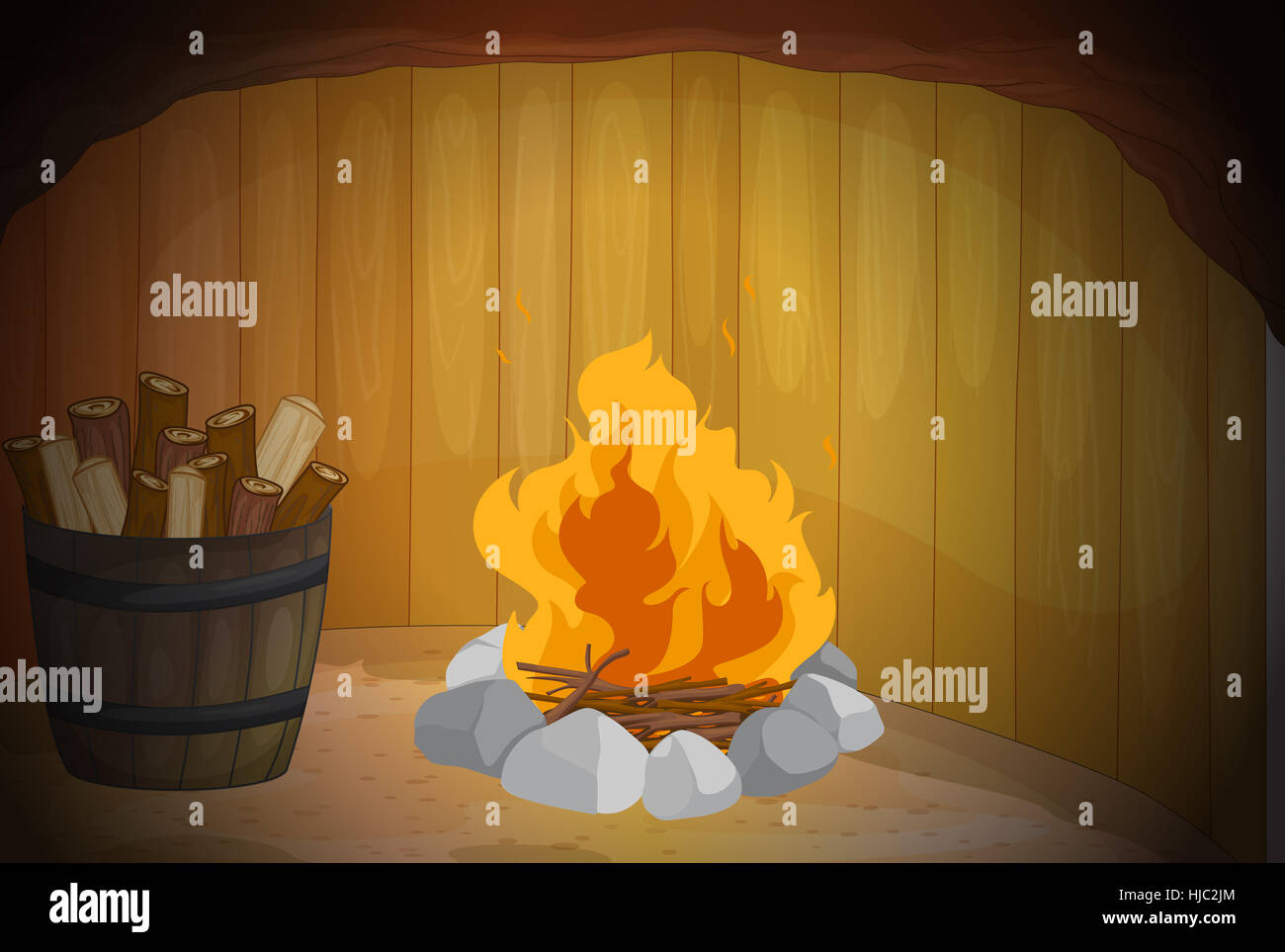 object, inside, isolated, winter, room, wood, hot, illustration, heat ...