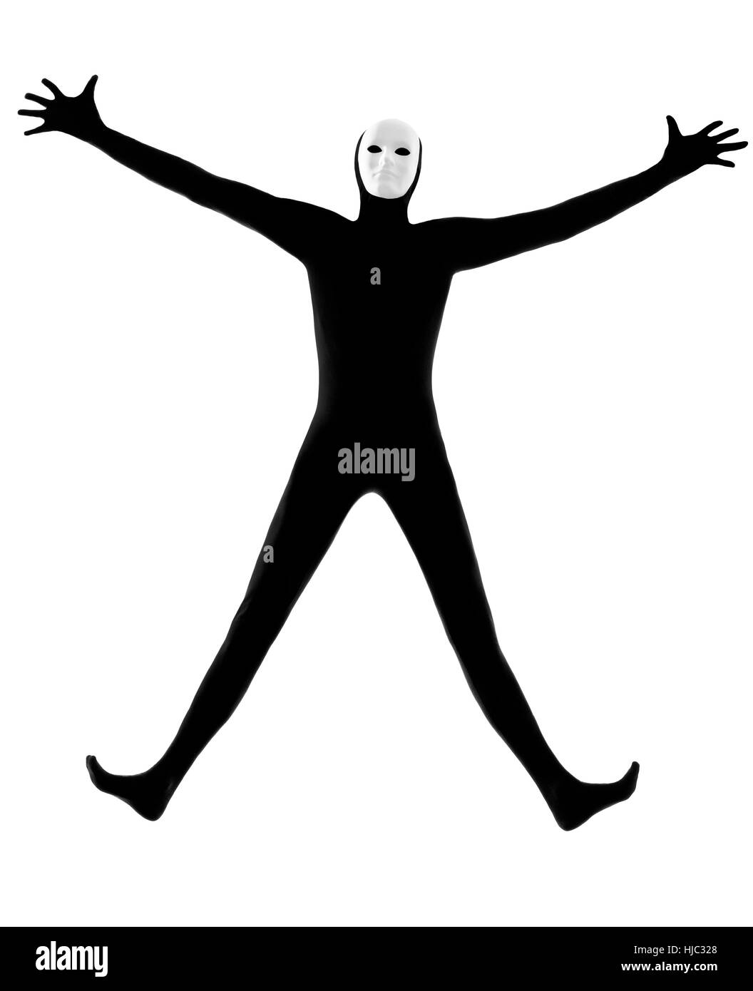 Mime mask silhouette hi-res stock photography and images - Alamy