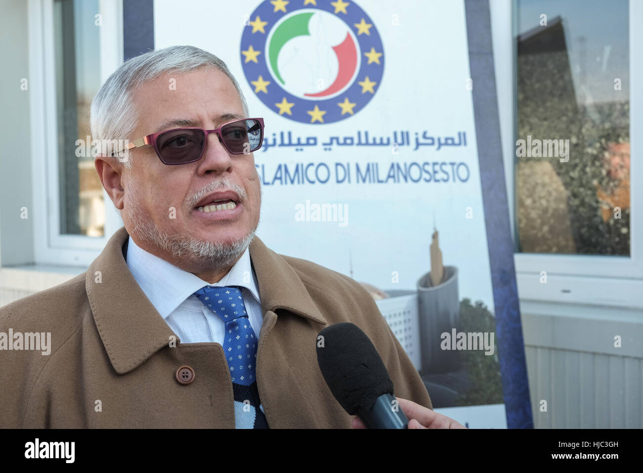 Mosque of Via Luini in Sesto San Giovanni, Milan, following the ...