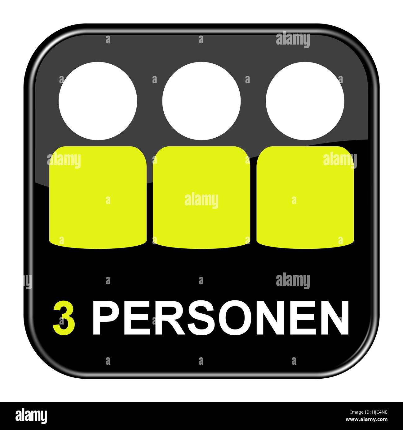 Number 3 button hi-res stock photography and images - Alamy