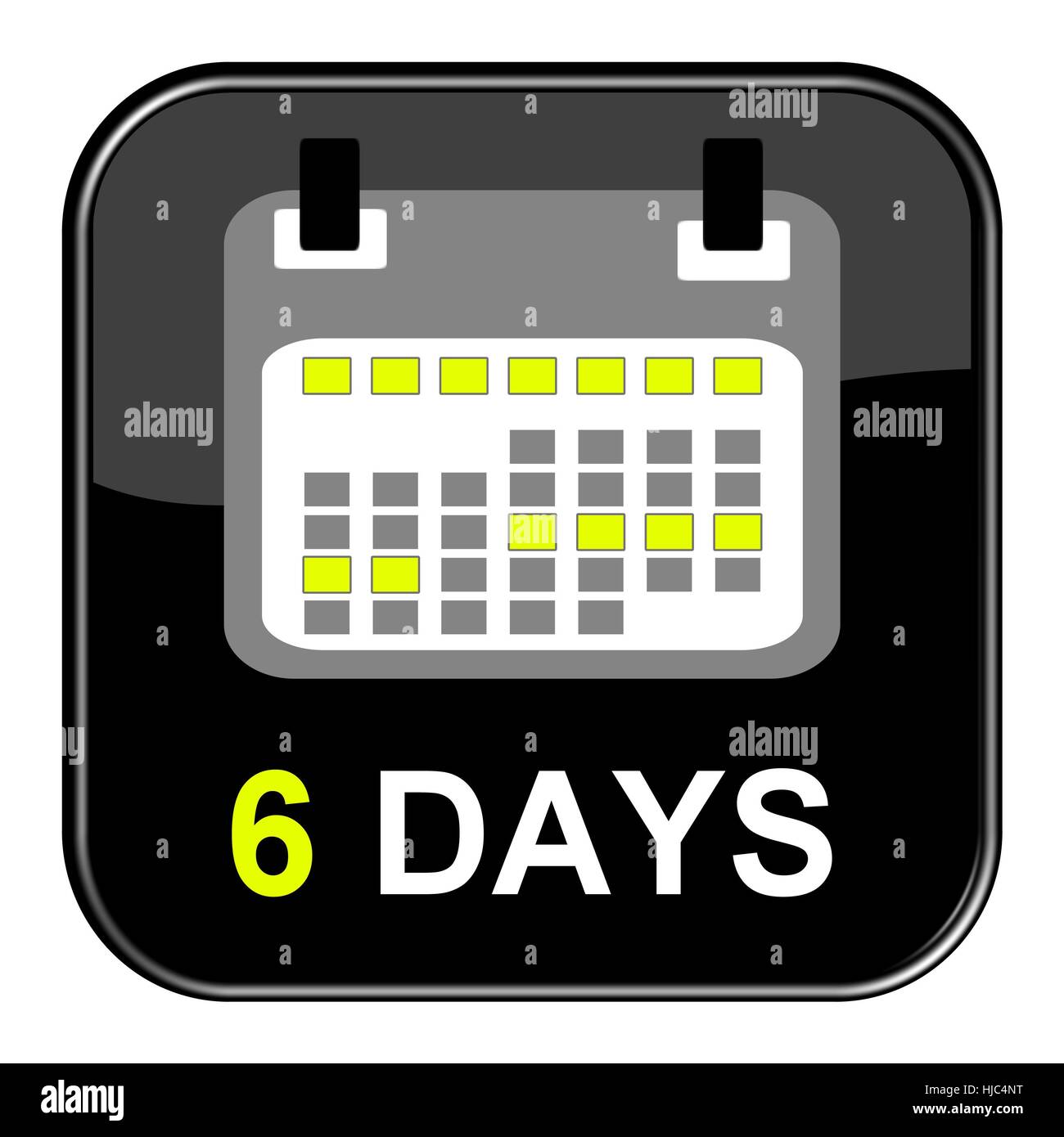 Calendar with six days hi-res stock photography and images - Alamy