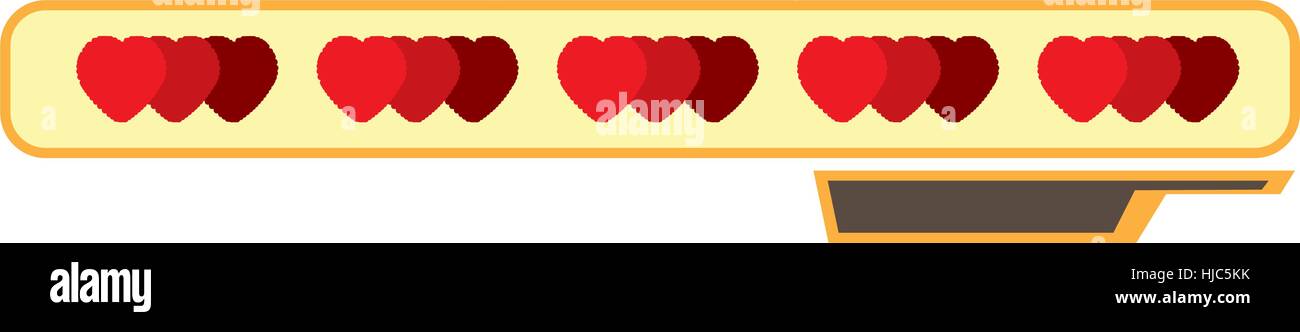 Isolated videogame bar Stock Vector Image & Art - Alamy