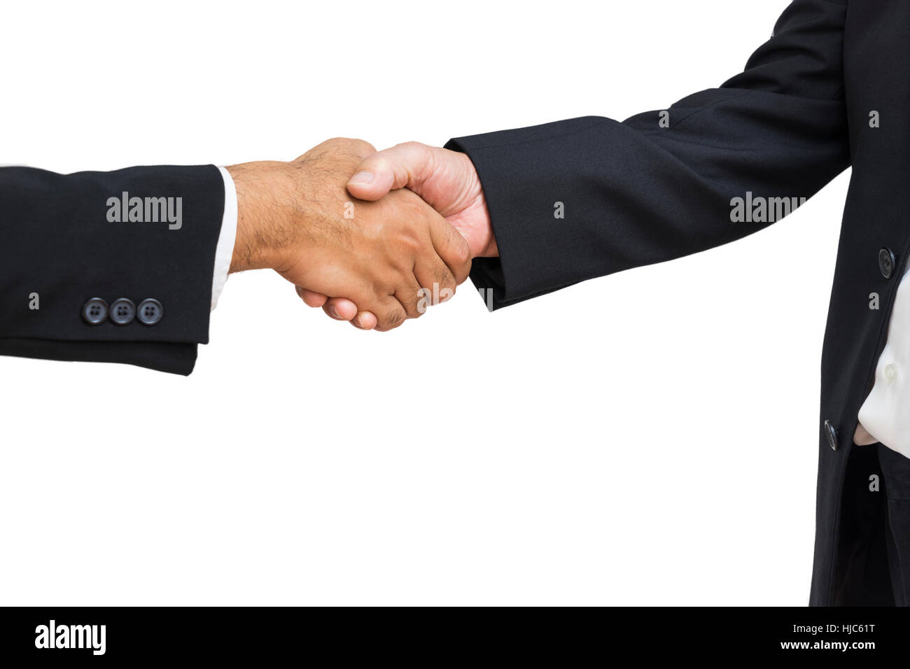 scene of hand shaking of businessman for commitment on isolate - can ...
