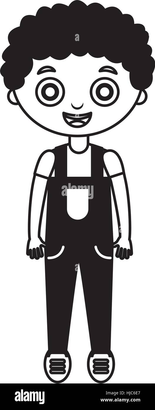 cute little boy character vector illustration design Stock Vector Image ...