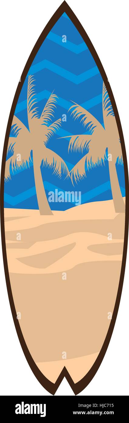 Isolated colored surfboard Stock Vector Image & Art - Alamy