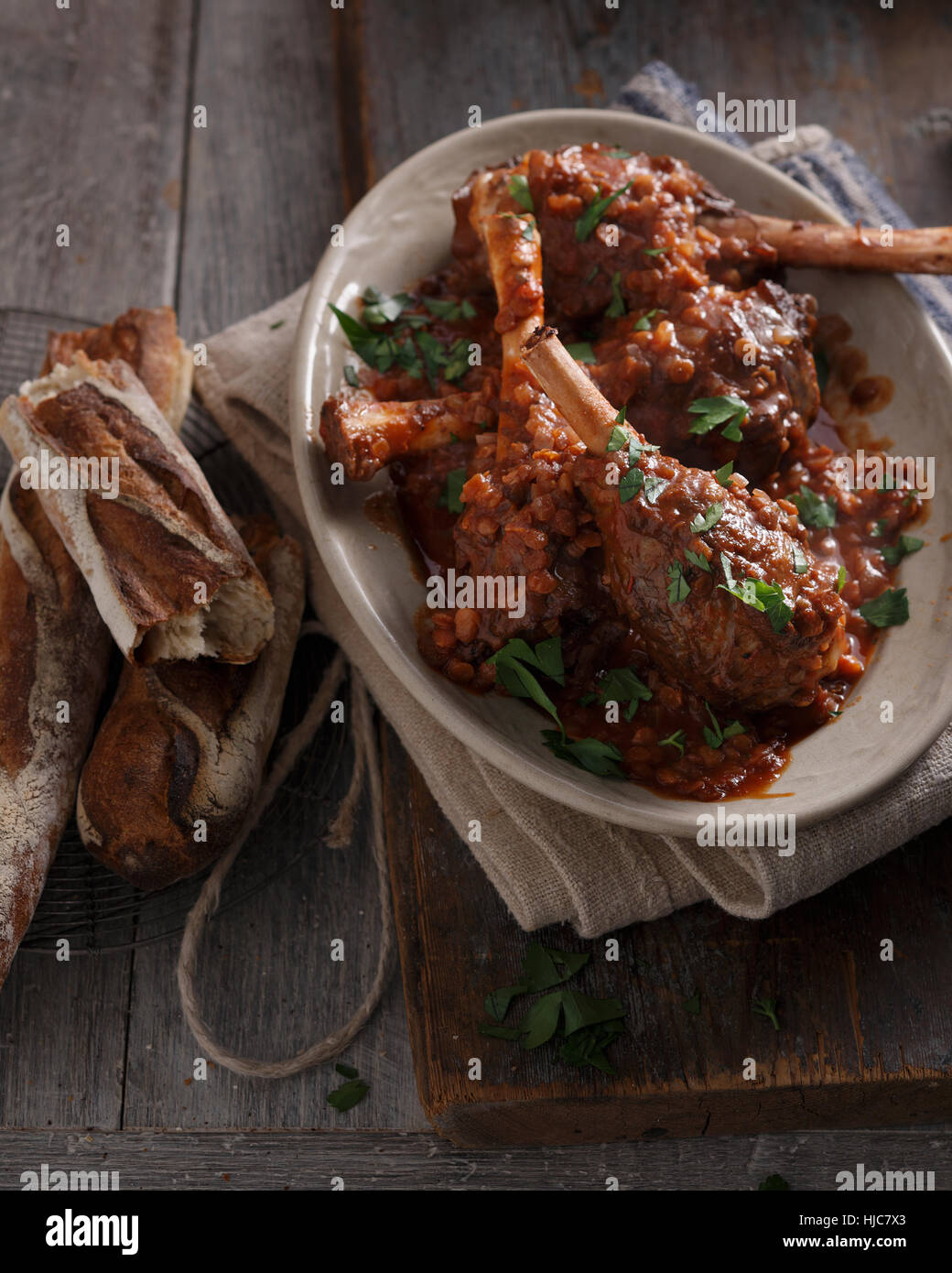 Lamb dish table hi-res stock photography and images - Alamy
