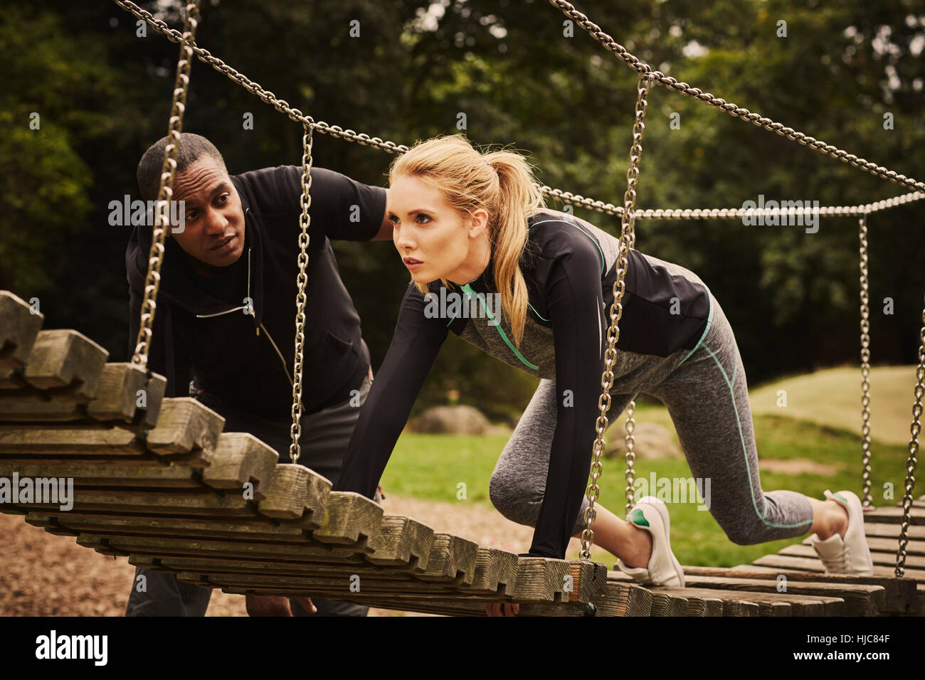 Crawling woman hi-res stock photography and images - Alamy