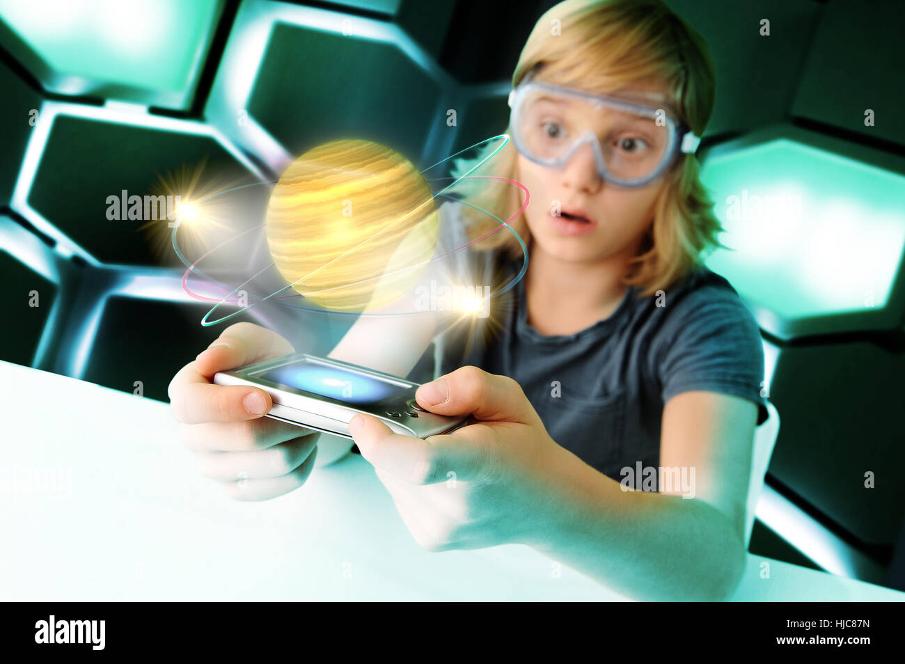 Planet computer hi-res stock photography and images - Alamy