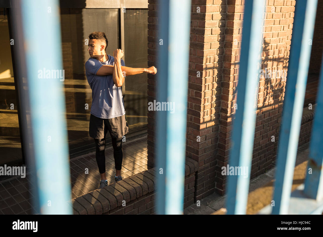 Man Looking Through Bars High Resolution Stock Photography and Images ...