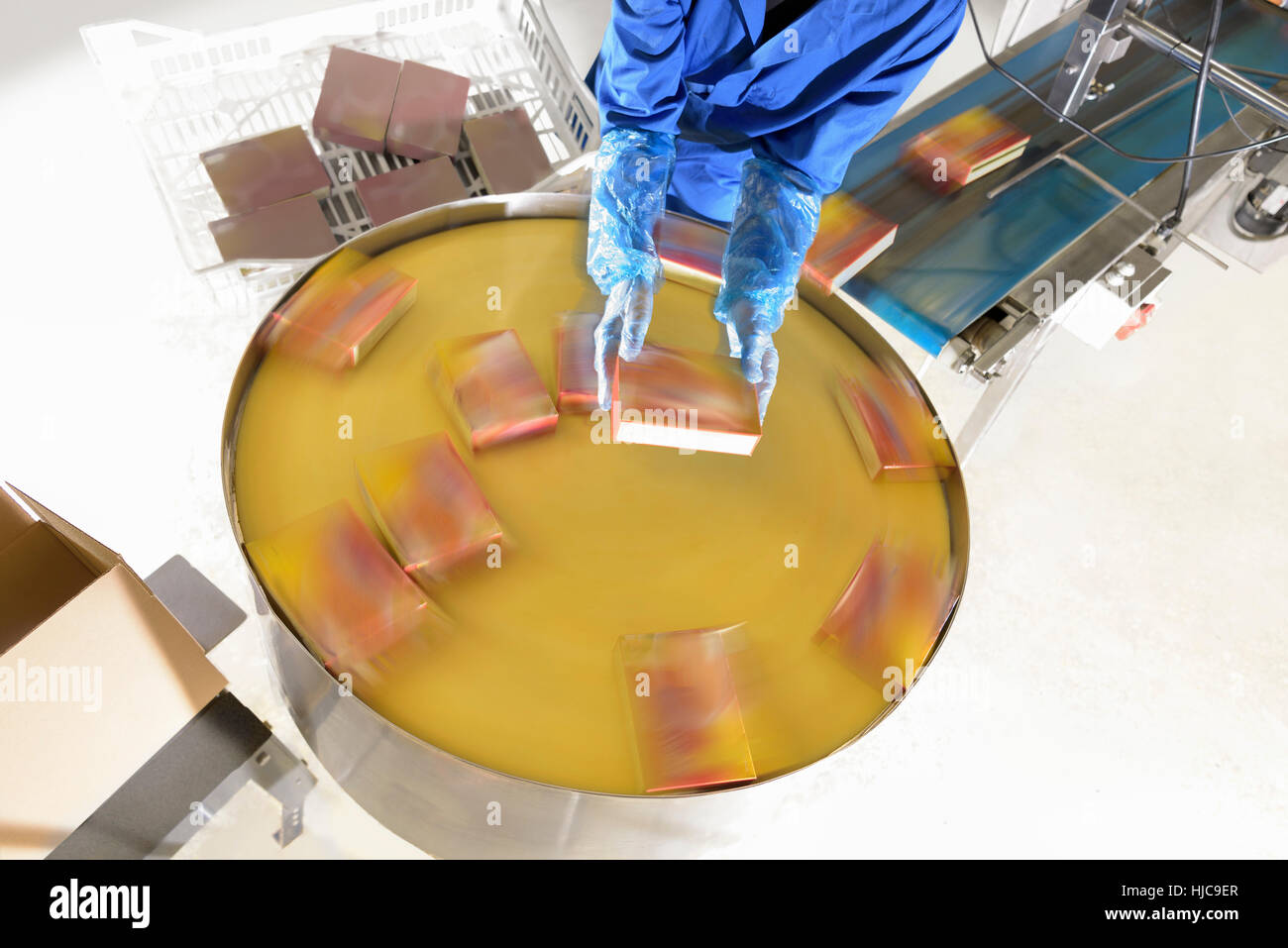 Factory food production line hi-res stock photography and images - Alamy