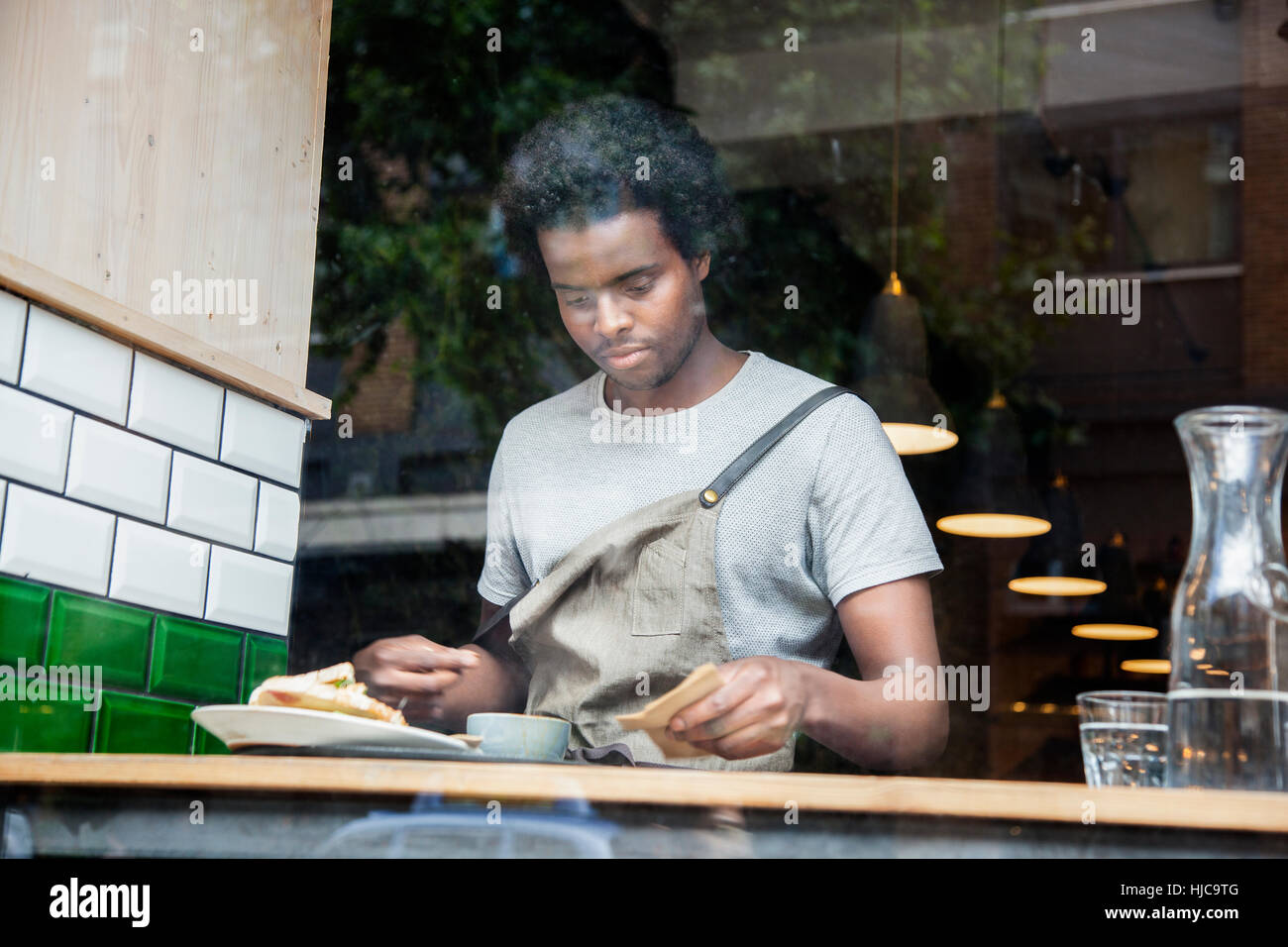 Cafe food order tray hi-res stock photography and images - Alamy