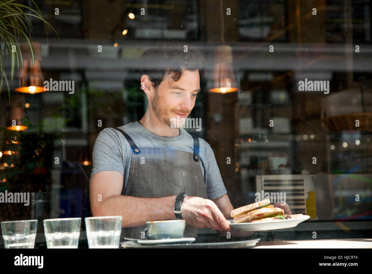 Cafe food order tray hi-res stock photography and images - Alamy