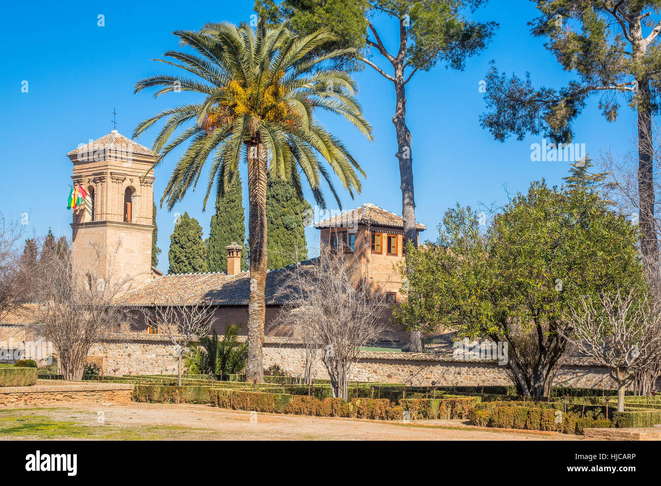 The Parador Alhambra PalaceGranada Andalucia Spain Stock Photo - Alamy
