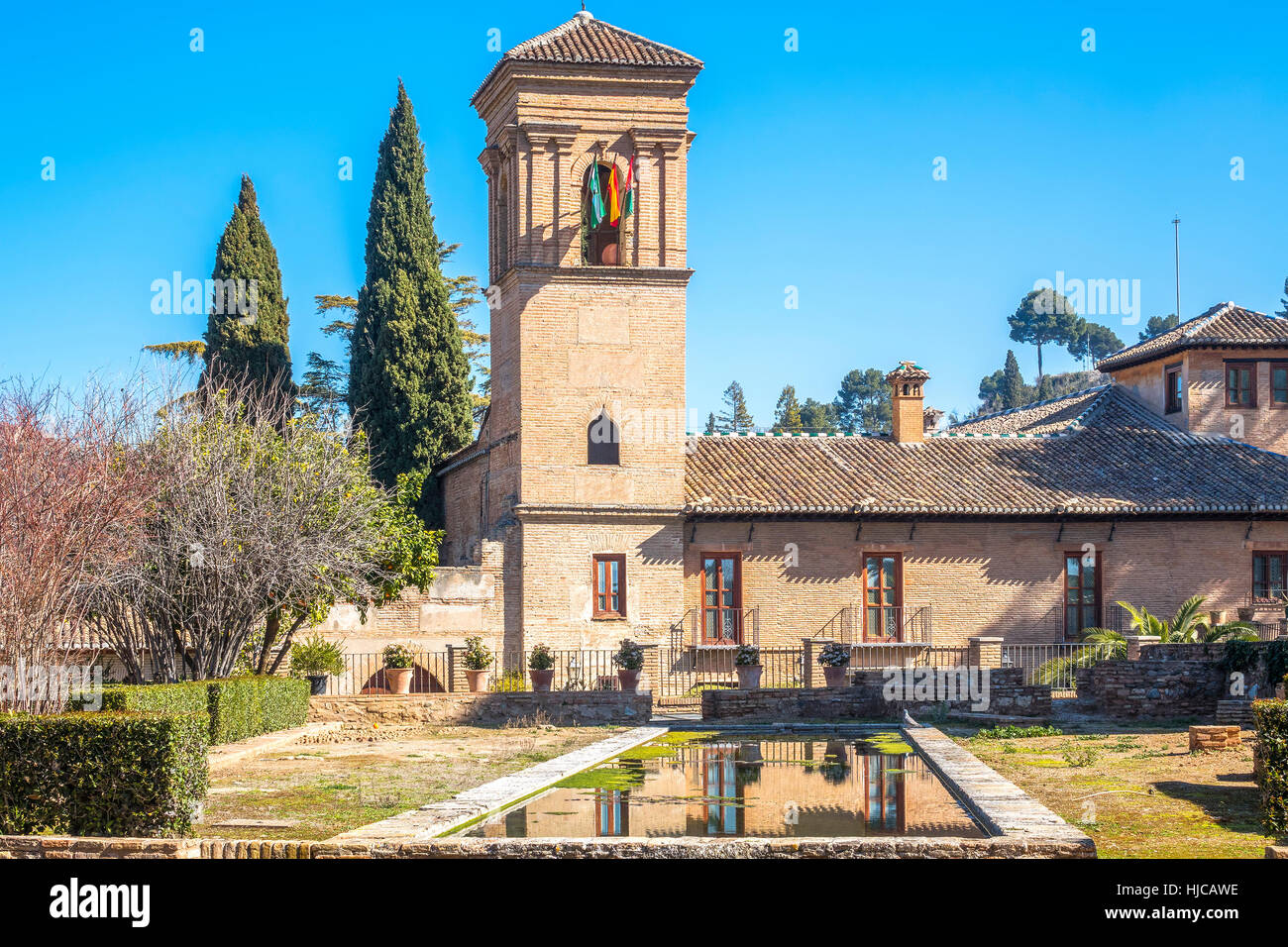 The Parador Alhambra Palace Granada Andalucia Spain Stock Photo - Alamy