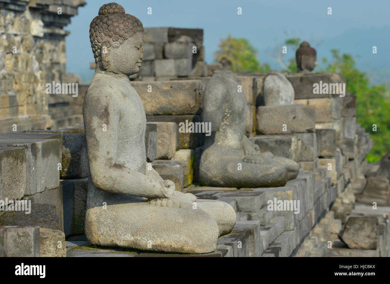 Borobudur temple in Yogyakarta, Java, Indonesia Stock Photo - Alamy