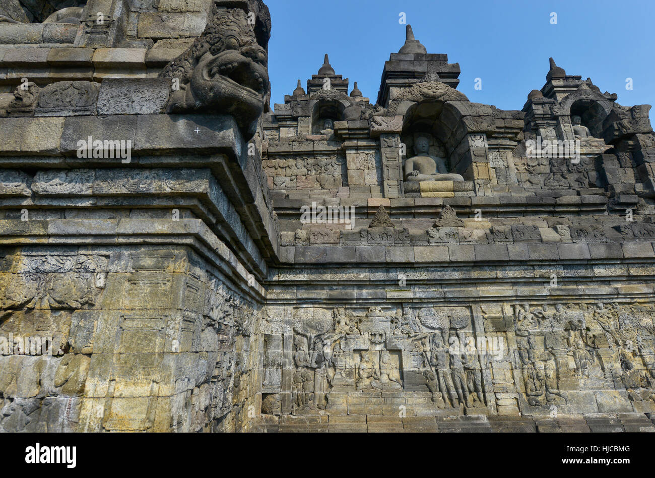 Borobudur temple in Yogyakarta, Java, Indonesia Stock Photo - Alamy