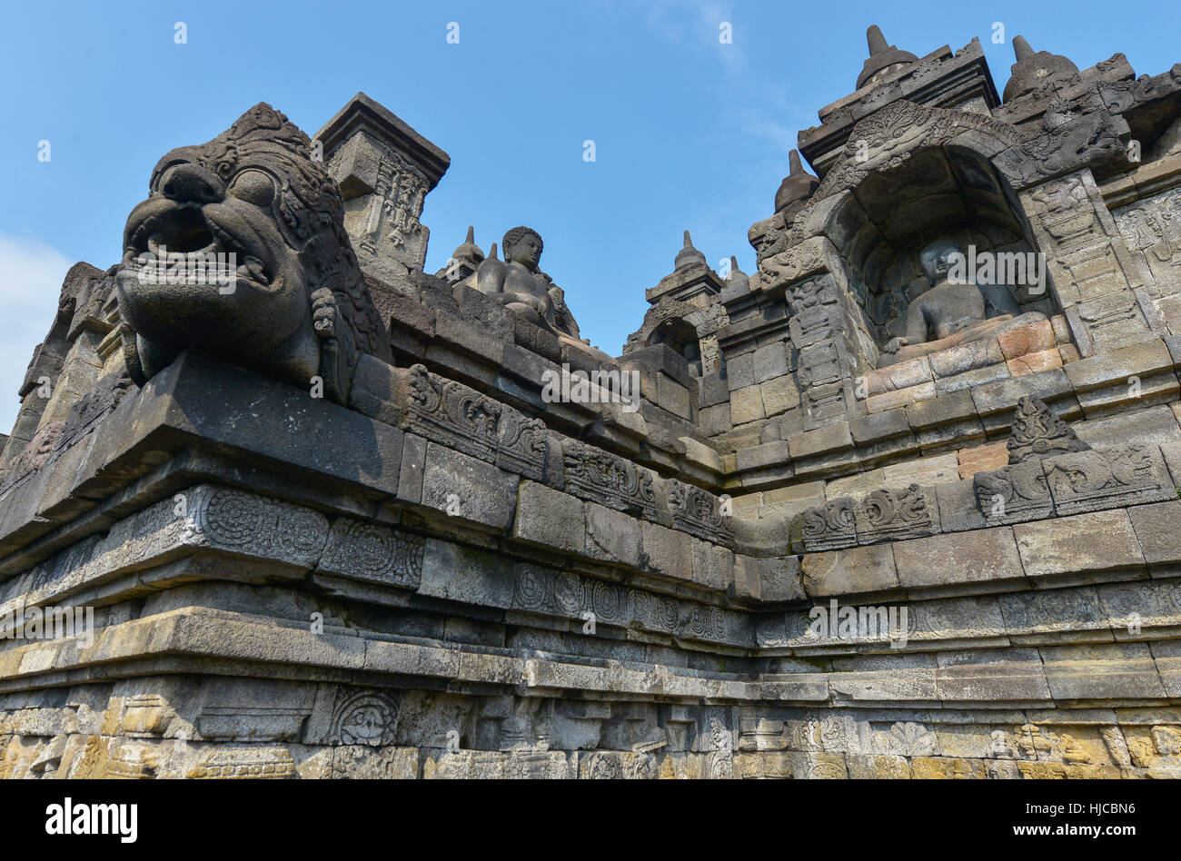 Borobudur temple in Yogyakarta, Java, Indonesia Stock Photo - Alamy