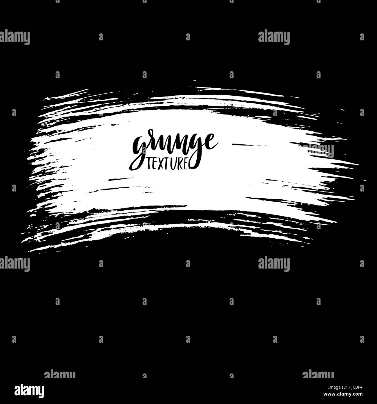 Black ink vector brush strokes background. Vector illustration. Grunge ...