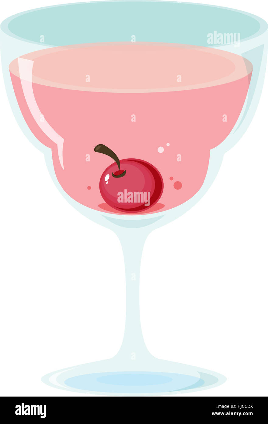 illustration of glass on white Stock Photo - Alamy