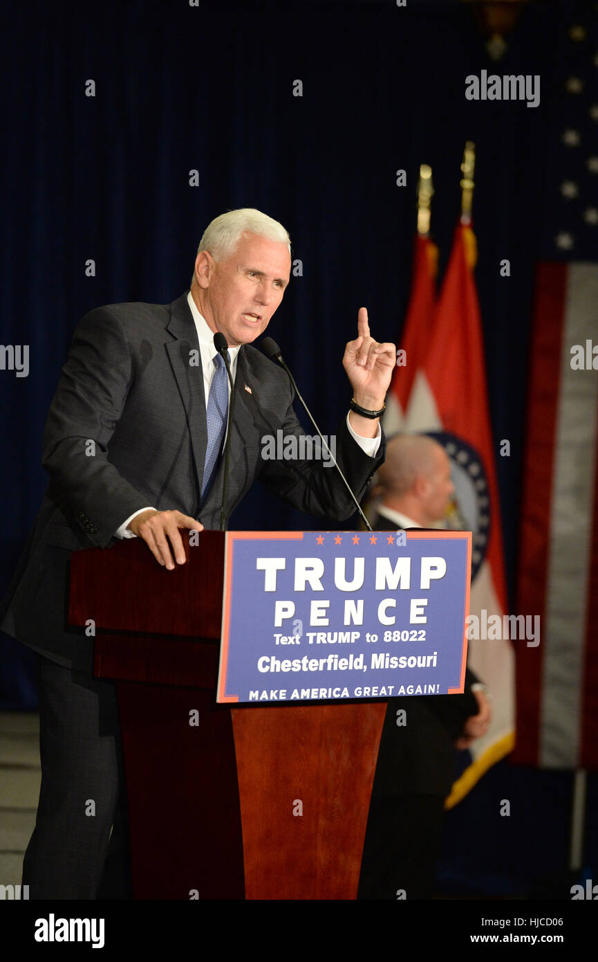 Chesterfield, MO, USA – September 06, 2016: Republican vice ...