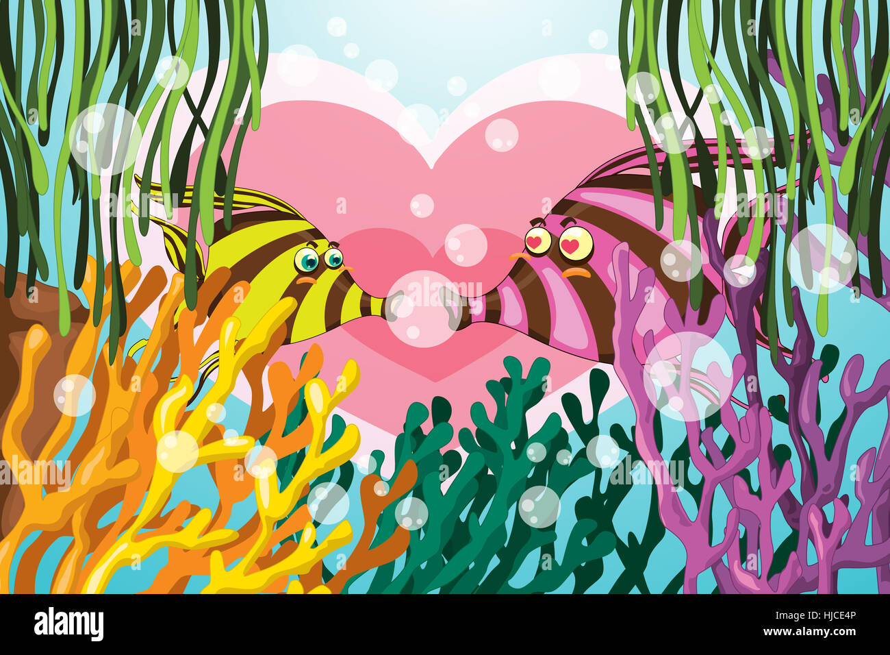 friendship, colour, graphic, fish, beach, seaside, the beach, seashore ...