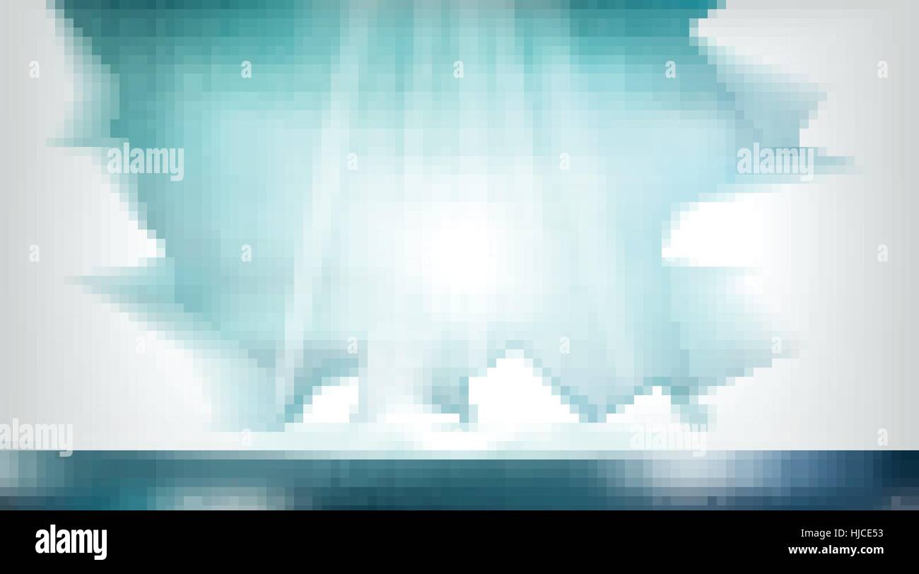 Digital vector abstract empty light frozen icy aqua background with ...