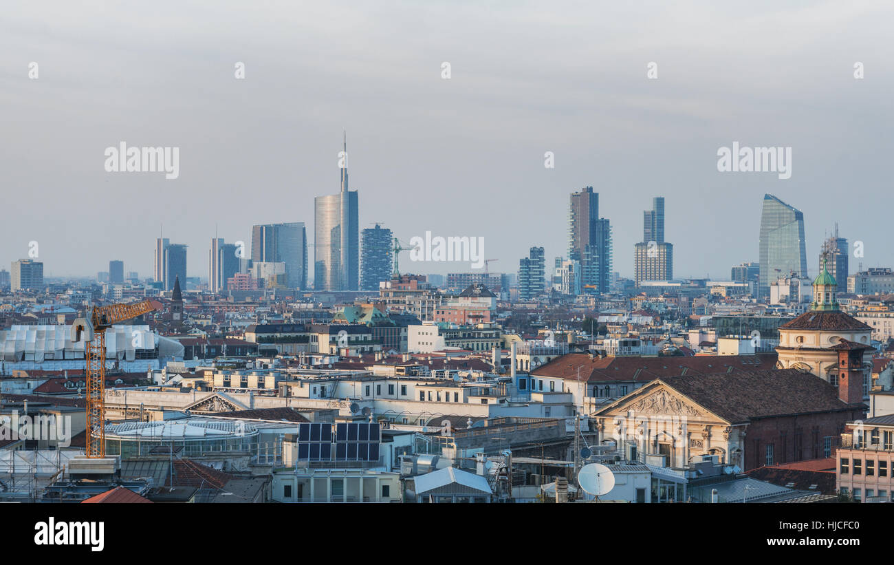 Cityscape of Milan, Italy Stock Photo - Alamy