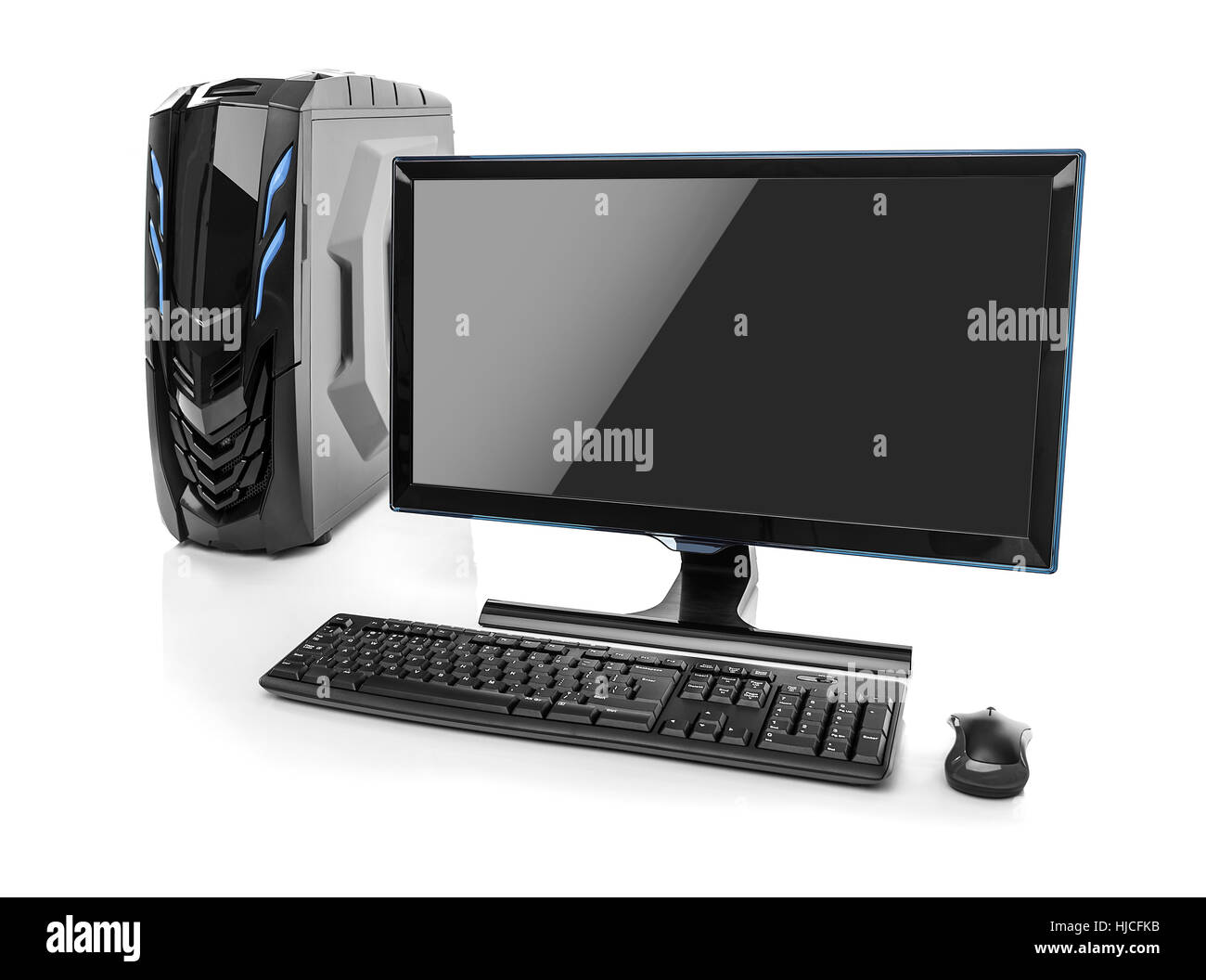 Desktop PC computer isolated Stock Photo - Alamy