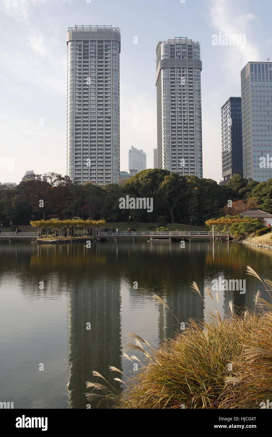 Hamarikyu teien hi-res stock photography and images - Alamy