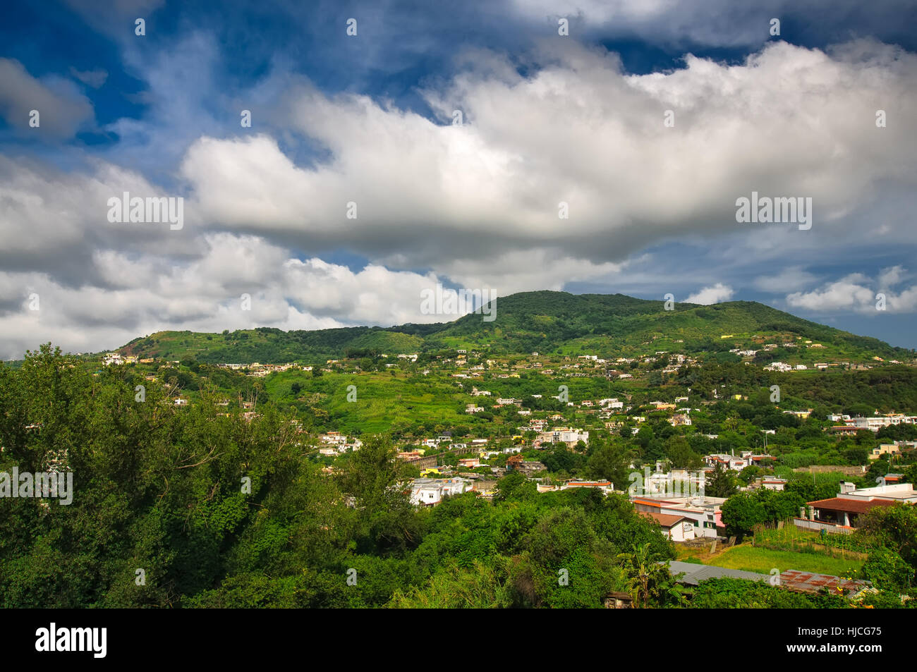 Ischia drone view hi-res stock photography and images - Alamy