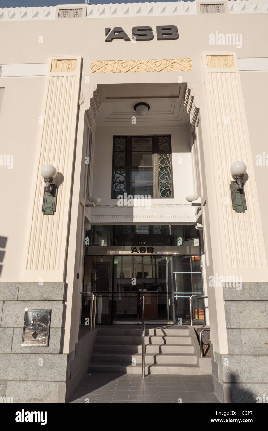 Asb bank building art deco hi-res stock photography and images - Alamy
