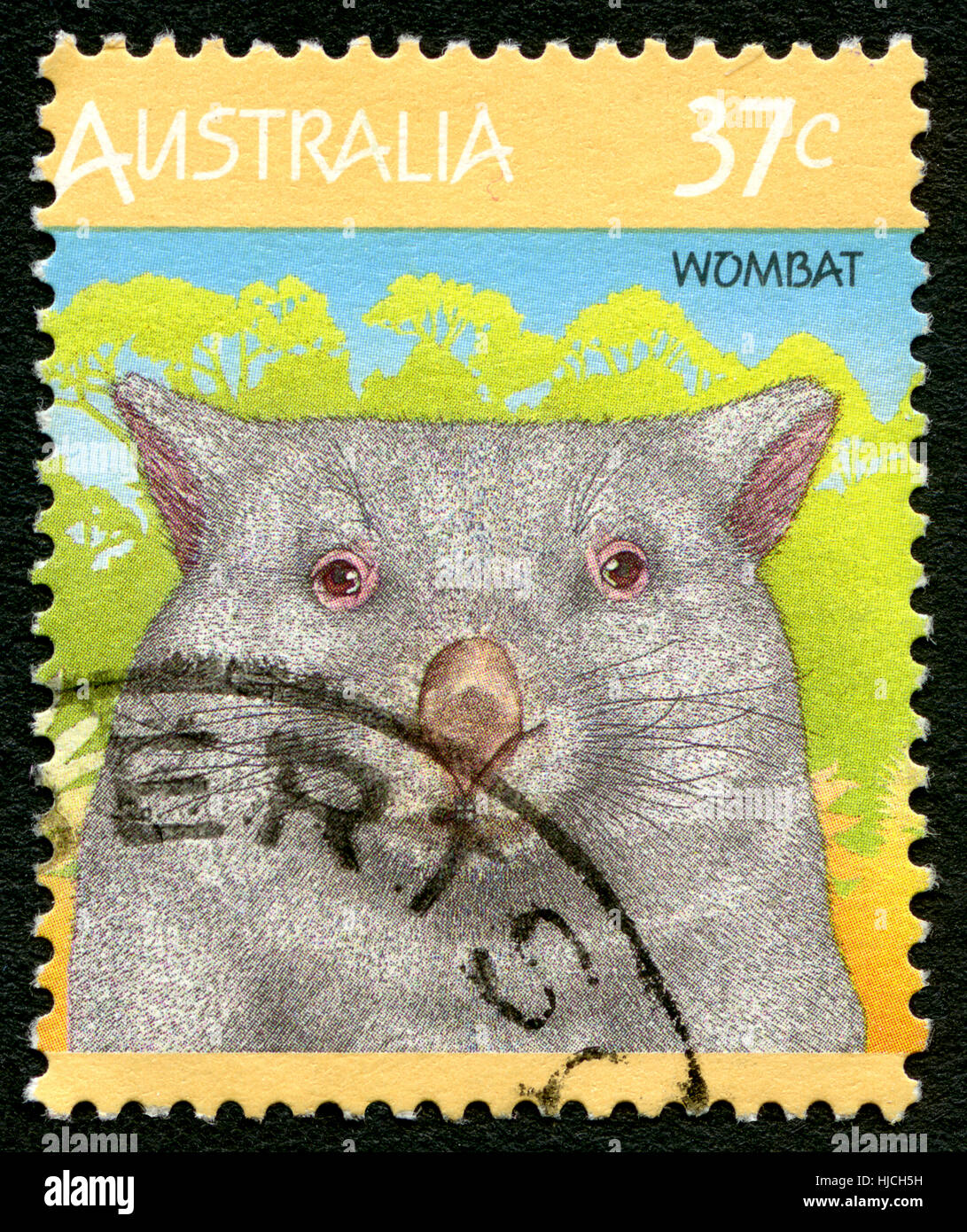 AUSTRALIA - CIRCA 1987: A used postage stamp from Australia, depicting ...