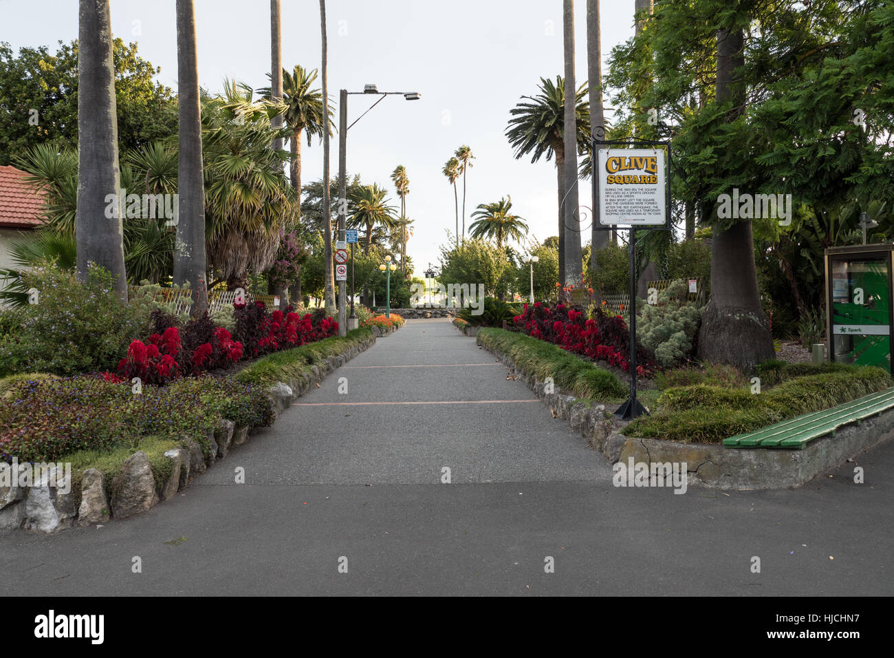 Walkways and gardens, Napier, North Island, New Zealand Stock Photo - Alamy