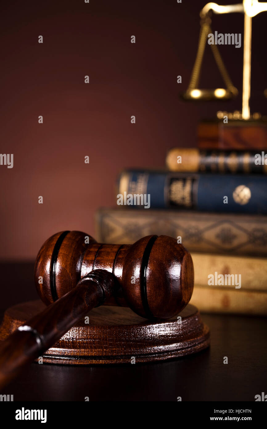 law, books, justice, judge, legal, gavel, hammer, object, symbolic ...
